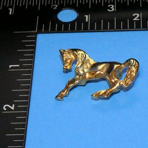 Jewelry | Vintage Galloping Horse Brooch Pin Stallion Equestrian Cowboy ...